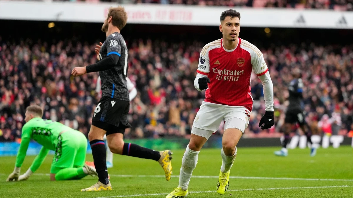 Gabriel Martinelli's late brace seals Arsenal's dominant victory over ...