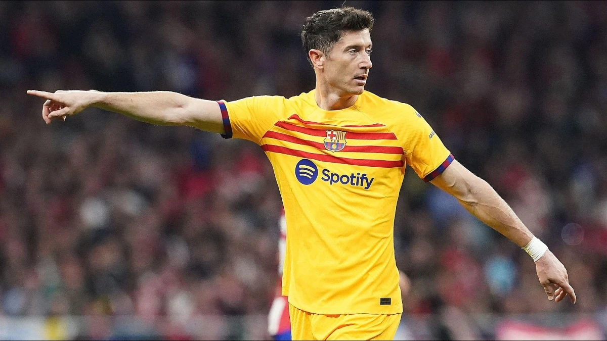Barcelona's Robert Lewandowski attributes good form to training intensity