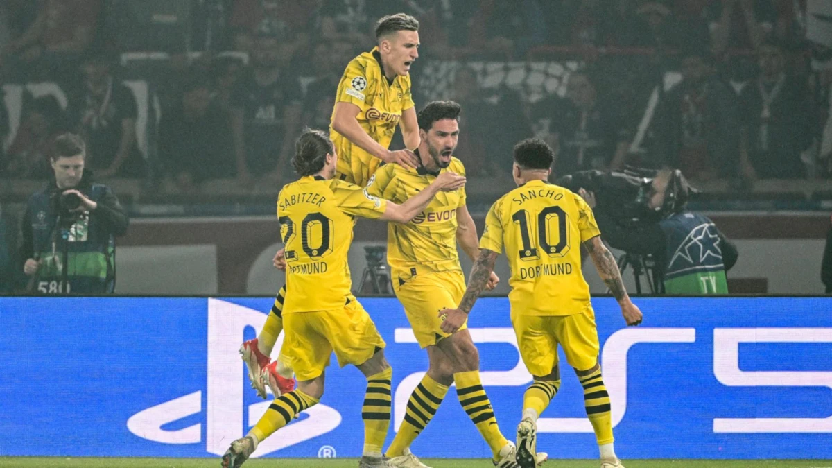 Mats Hummels on target as Borussia Dortmund beat PSG to reach Champions ...