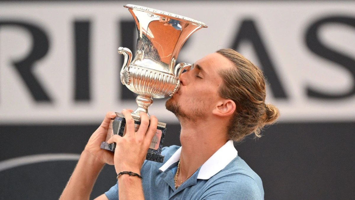 Italian Open: Alexander Zverev beats Nicolas Jarry to clinch silverware