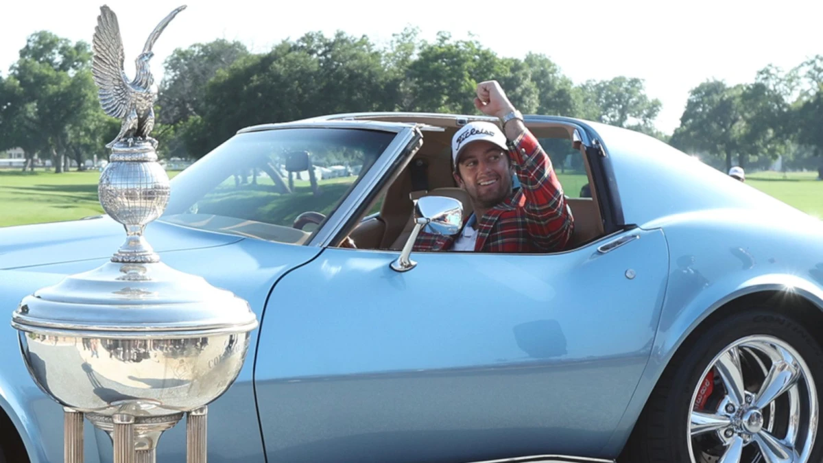 Davis Riley dominates at Colonial for maiden solo win as Scheffler falters