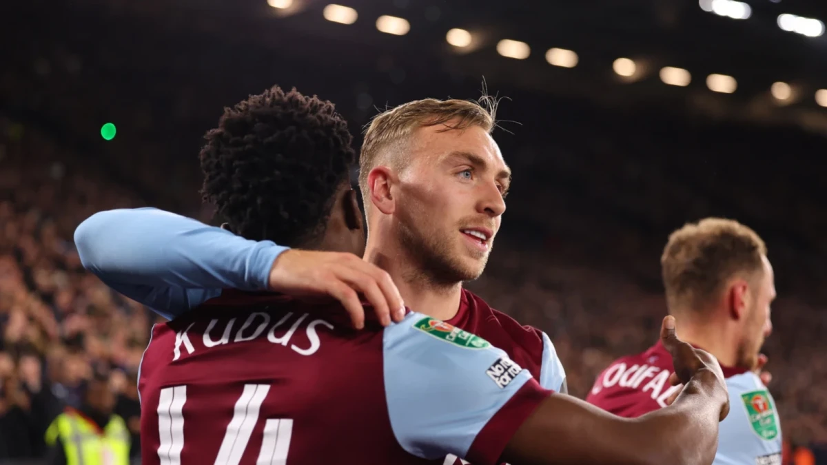 West Ham hammer Arsenal on Declan Rice's return to reach quarter-finals