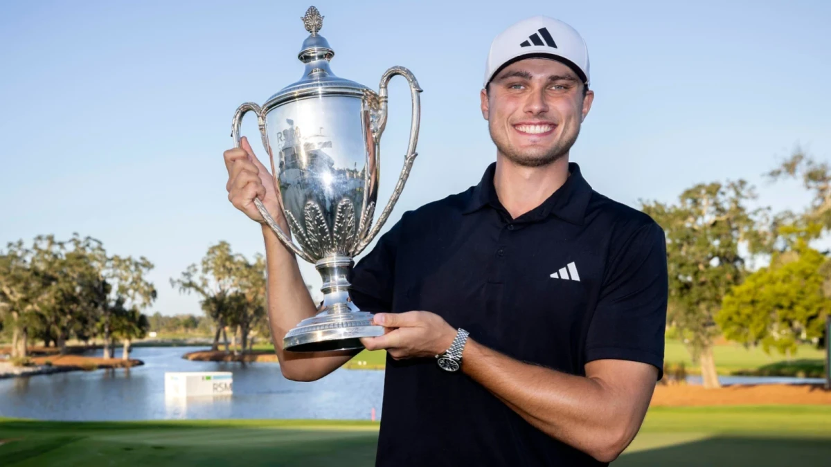Red-hot Ludvig Aberg claims maiden PGA Tour win with RSM Classic title