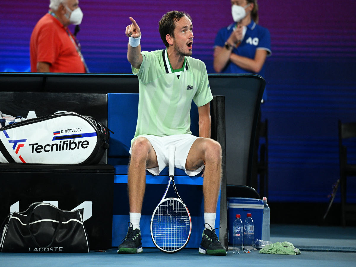 Australian Open: Daniil Medvedev hit with four-figure fine for semi ...