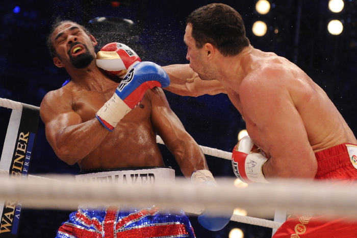 On This Day: David Haye blames broken toe for defeat to Wladimir ...