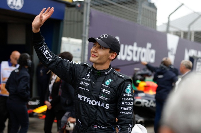 Mercedes driver George Russell plans on winning the Australian Formula ...