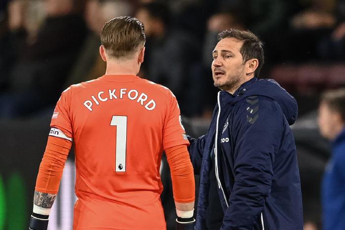Frank Lampard: Jordan Pickford can fulfill his ambitions with Everton ...