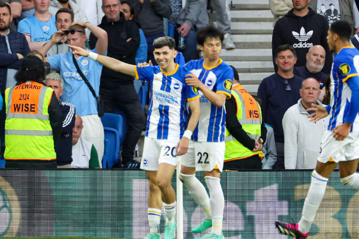 Julio Enciso stunner earns Brighton thrilling draw with champions ...