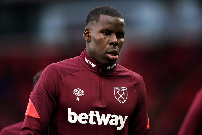 West Ham defender Kurt Zouma set for lengthy layoff after knee surgery ...