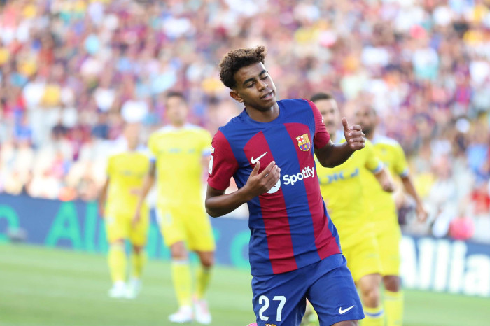 Yamine Lamal becomes youngest ever to start for Barcelona in Cadiz ...