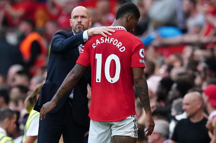 Man Utd boss Erik ten Hag: Marcus Rashford's performance vs Arsenal ...