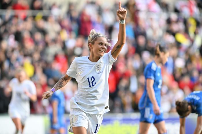 Rachel Daly heads England to victory over Italy in the Arnold Clark Cup ...