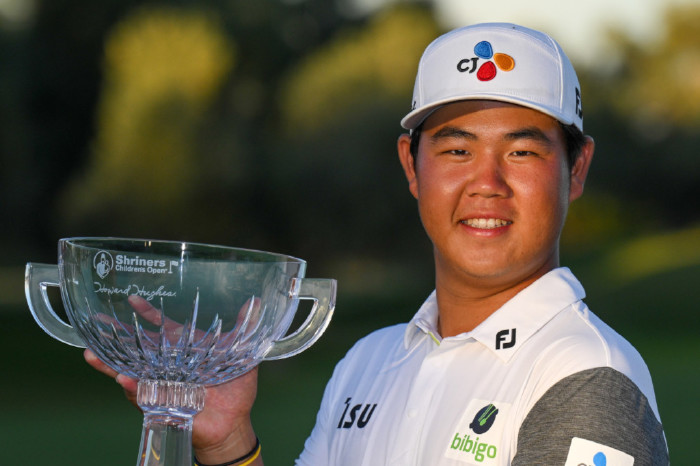 Nightmare finish for Patrick Cantlay hands young gun Tom Kim his second ...