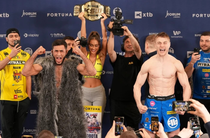 KSW 91 weigh-in results: Valeriu Mircea and Leo Brichta ready to make ...