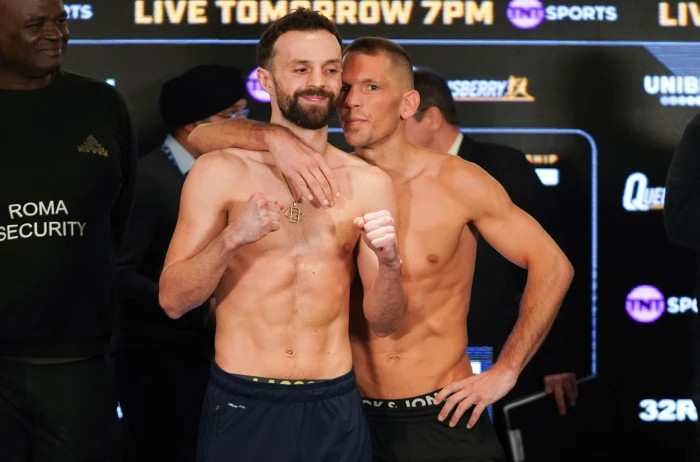 Chris Bourke vs Ashley Lane weigh-in results: British and Commonwealth ...