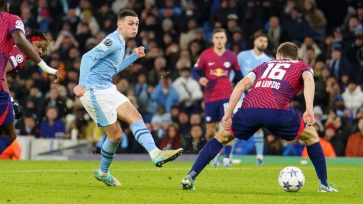 Phil Foden inspires Man City fightback in Champions League victory over RB Leipzig