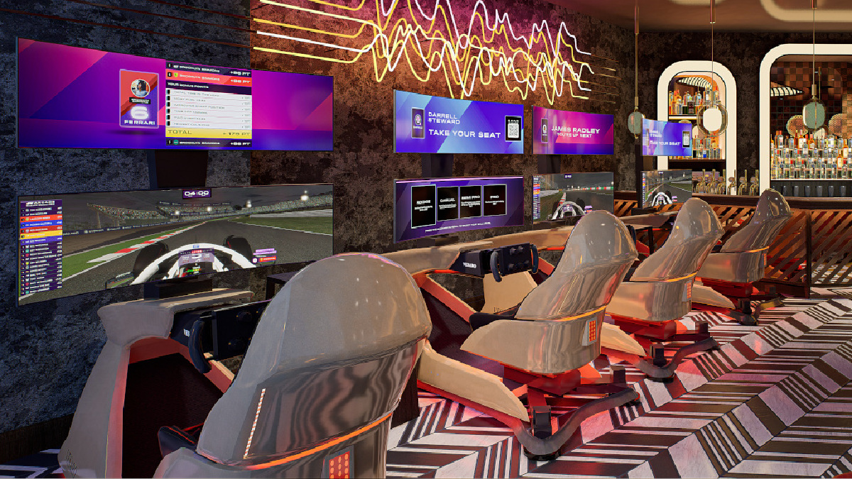 Unique experiential venue F1 Arcade is set to launch in London in November