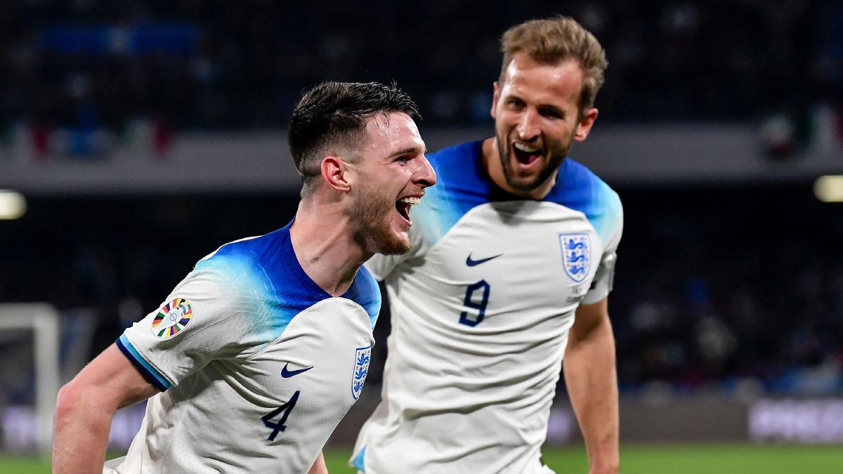 Luke Shaw: Harry Kane and Declan Rice would be a 'massive help' for ...