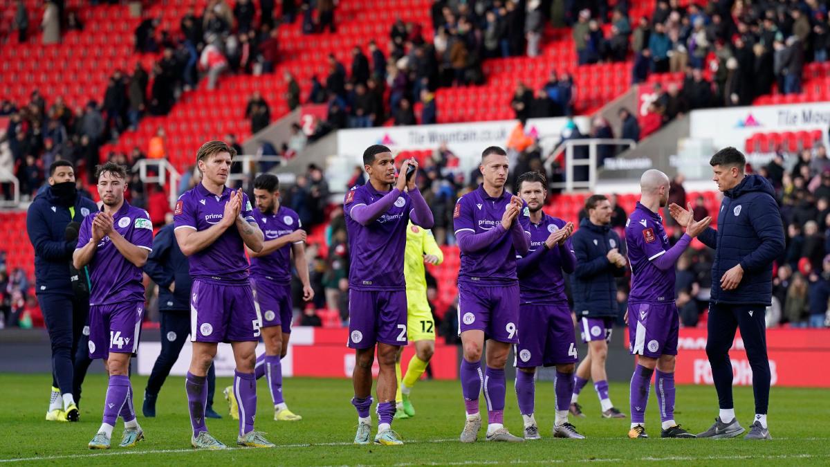 Stevenage FA Cup dream ended in defeat by Stoke City