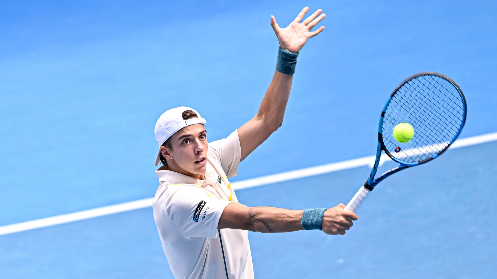 Arthur Cazaux catches the eye in the Open Sud de France in Montpellier