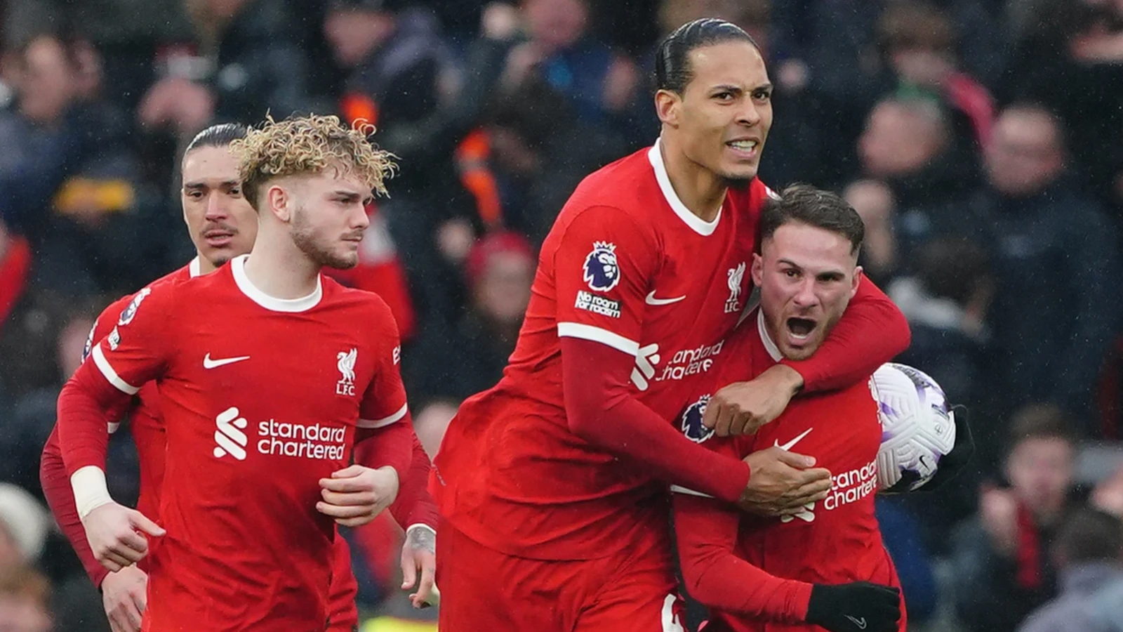 Alexis Mac Allister penalty earns Liverpool a point at home to Man City