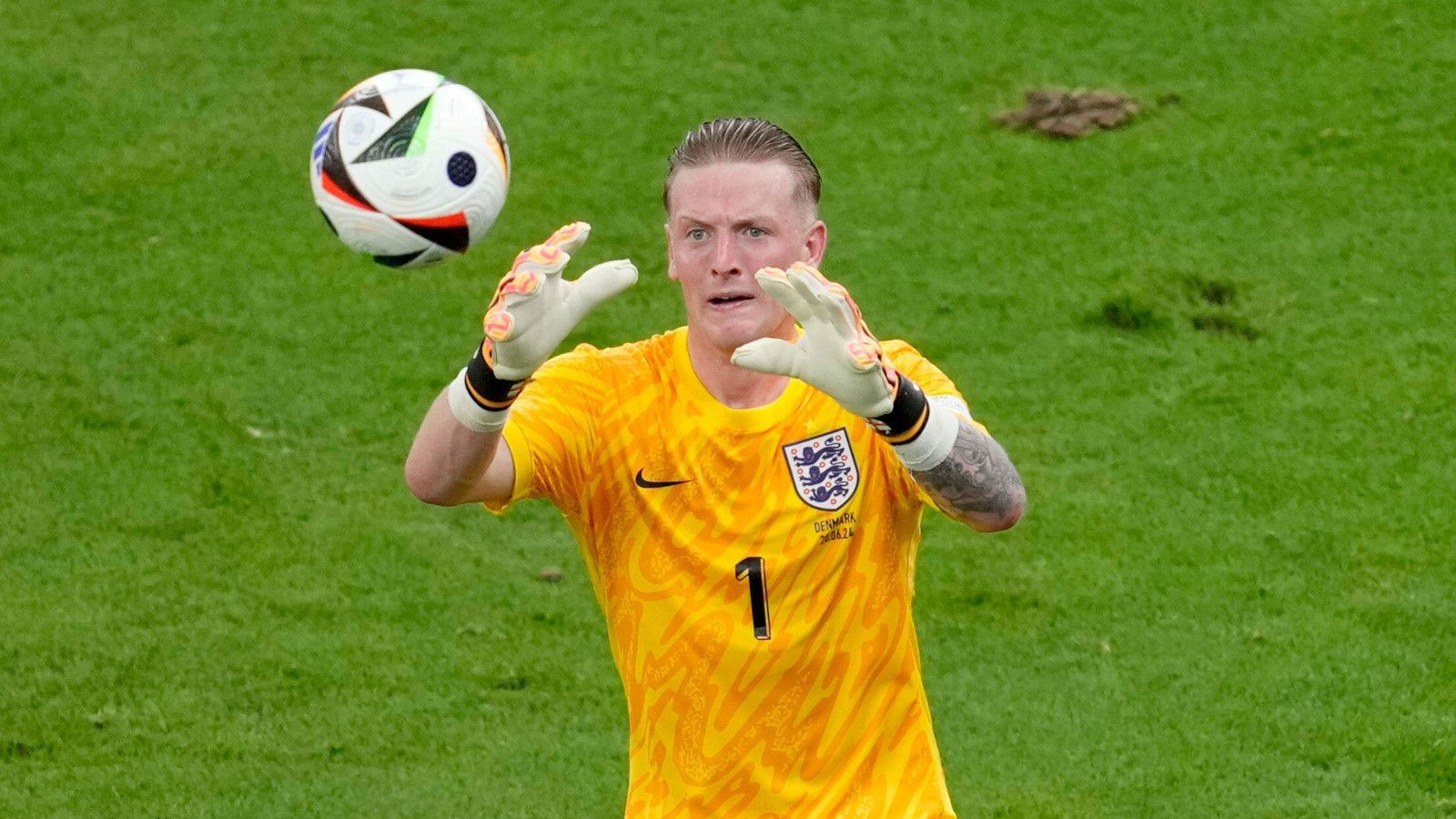 Jordan Pickford embraces the pressure of England's Euro 2024 semi-final