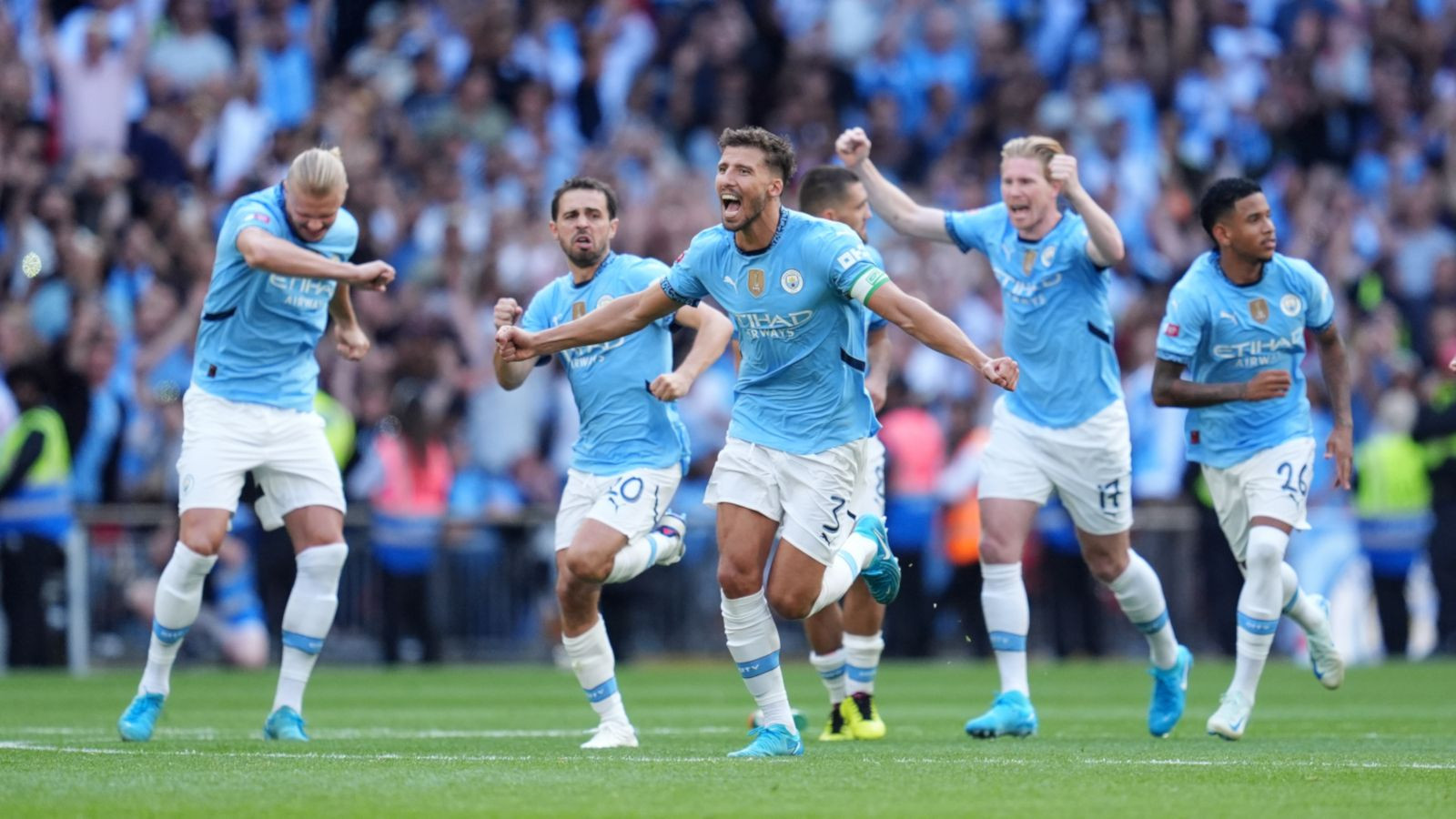 Man City win Community Shield after penalty shoot-out victory against ...