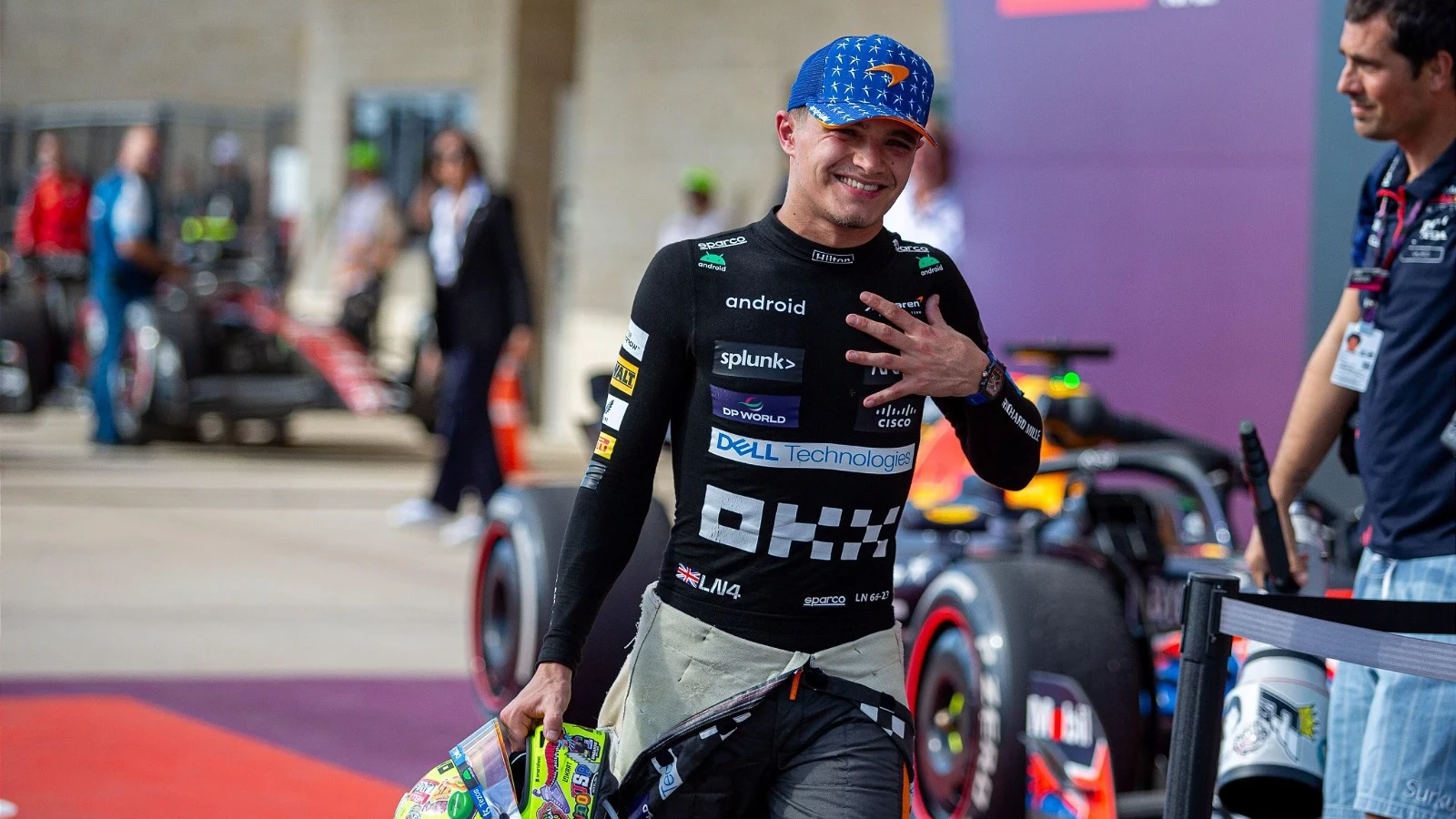 McLaren's Lando Norris thrilled with surprising podium finish in Austin