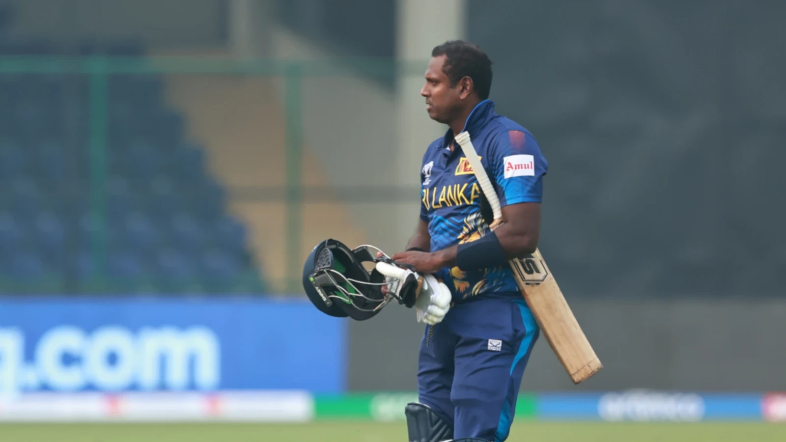 Sri Lanka's Angelo Mathews first international cricketer to be timed ...