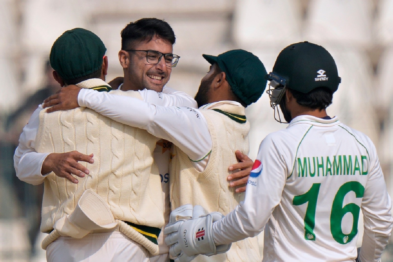 Debutant spinner Abrar Ahmed puts Pakistan on top of England on day one ...