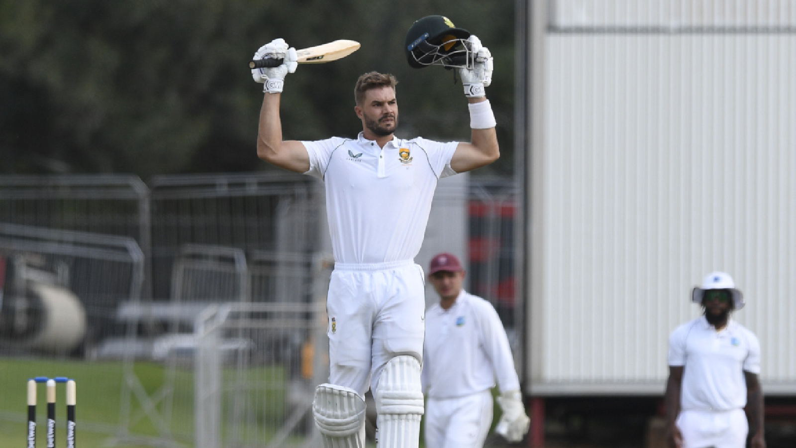 Aiden Markram hits century for South Africa but West Indies hit back on ...