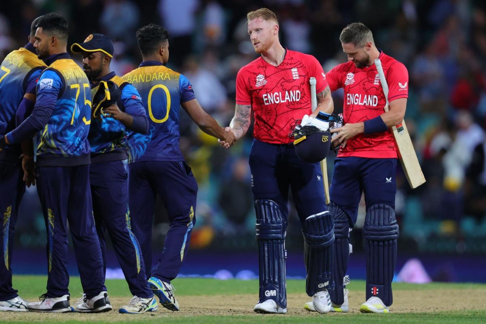 Ben Stokes calm in tense run-chase as England beat Sri Lanka to reach T20 World Cup semi-finals ...
