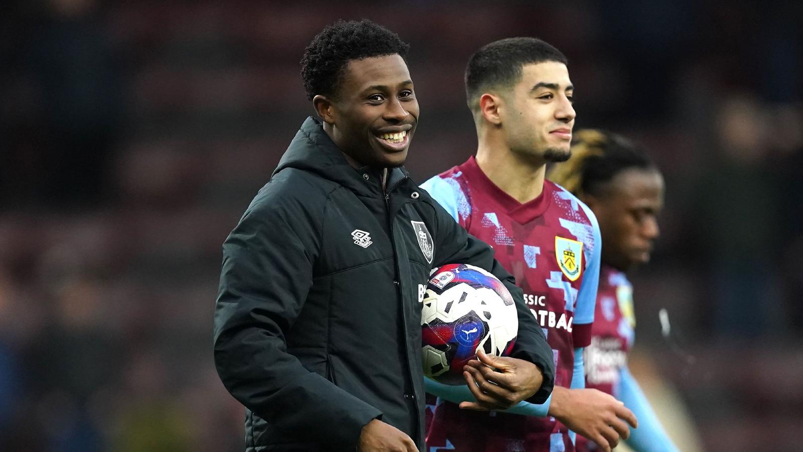 Burnley boss Vincent Kompany hails hat-trick hero Nathan Tella as 'raw ...