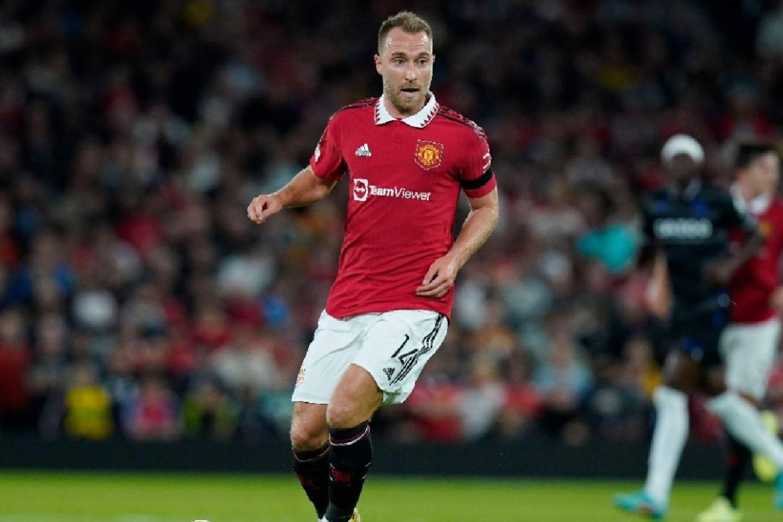 Manchester United's Christian Eriksen is eagerly awaiting his first ...