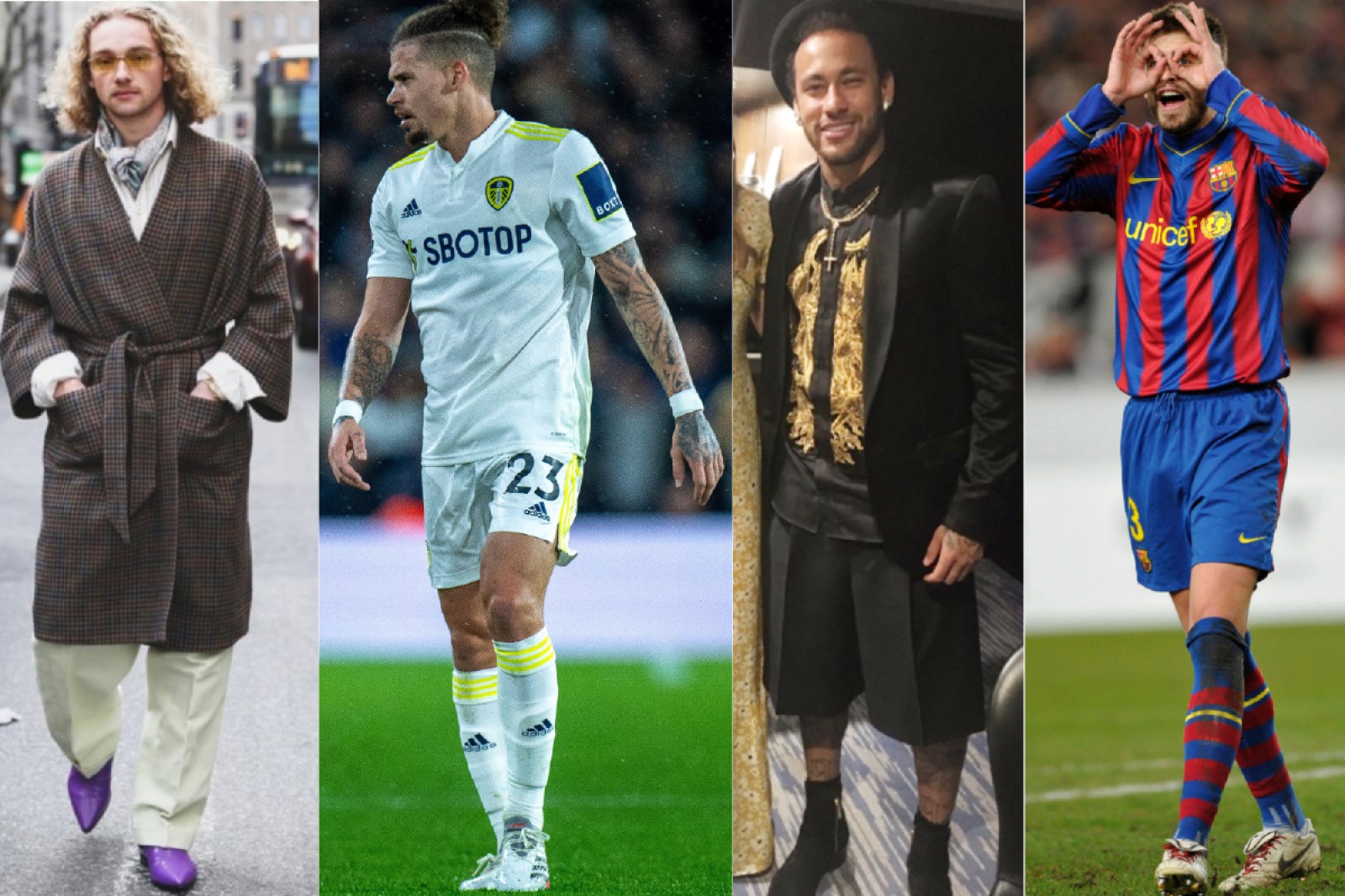 The worst football fashions: From Kalvin Phillips' pastries to Neymar's ...