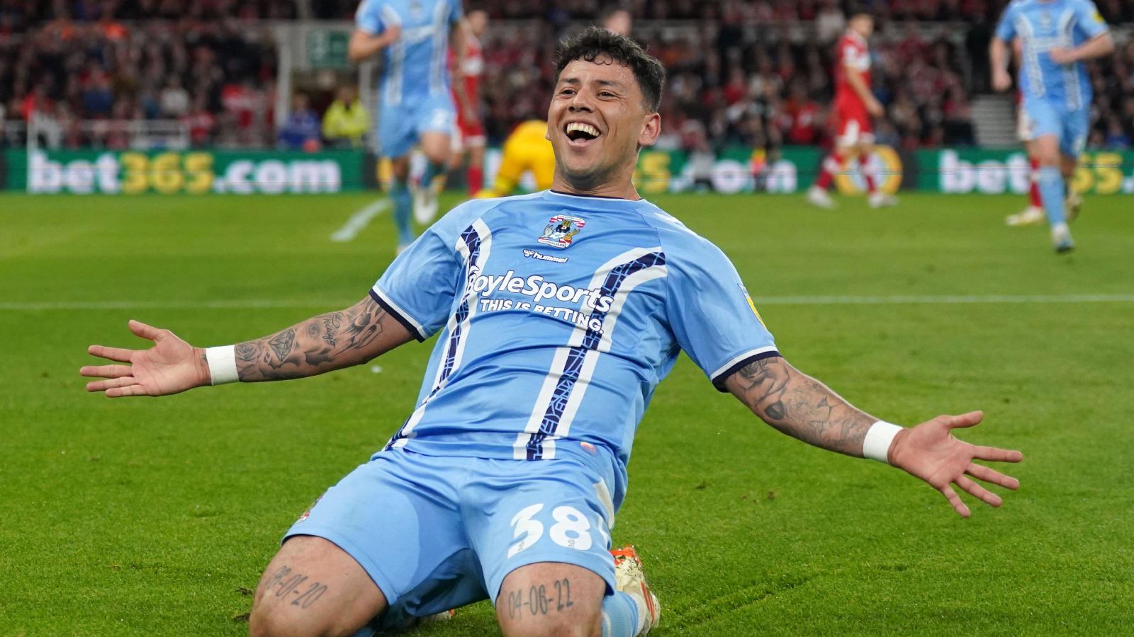 Coventry one win away from Premier League after edging Middlesbrough to ...