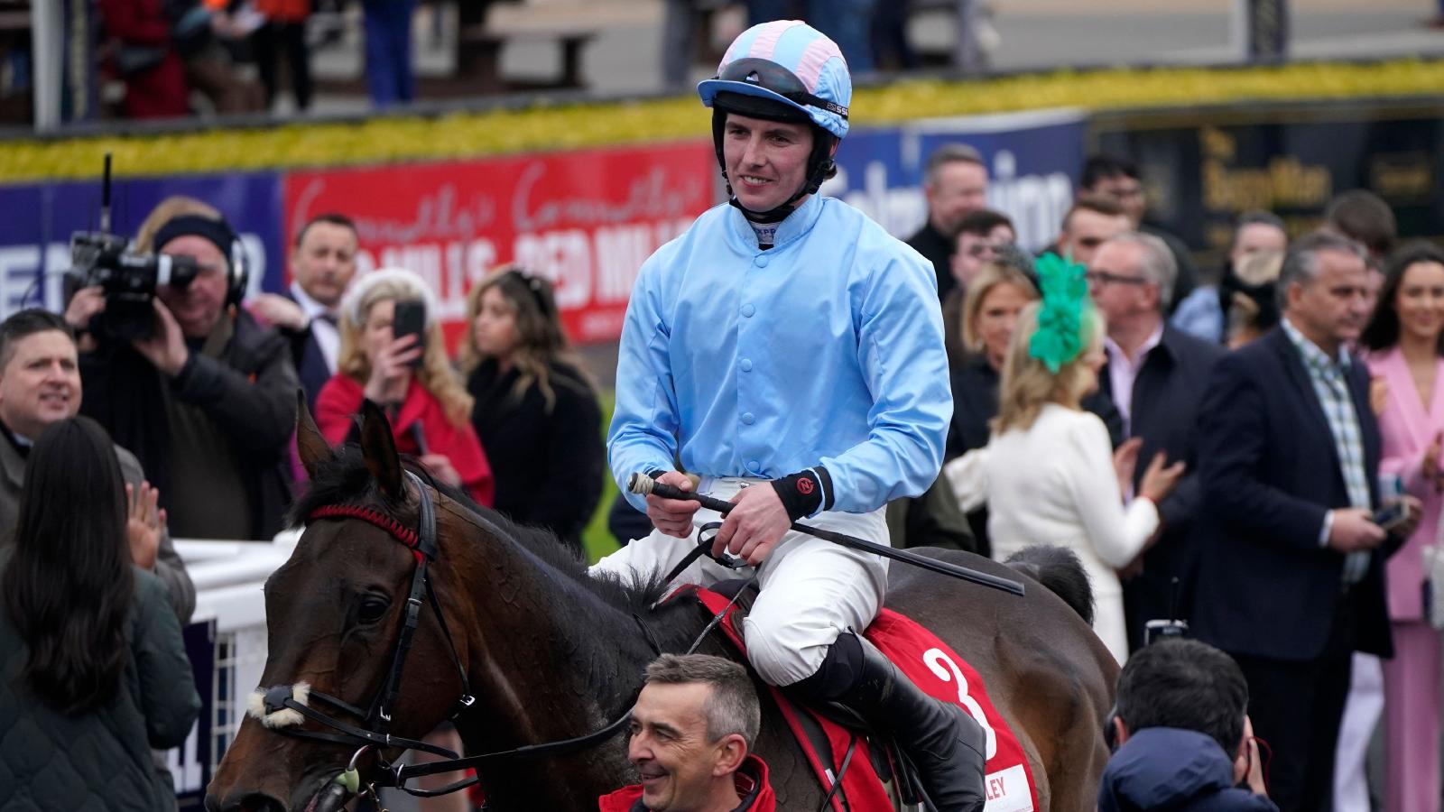Punchestown Festival: Feronily wins under bold ride from Donagh Meyler ...