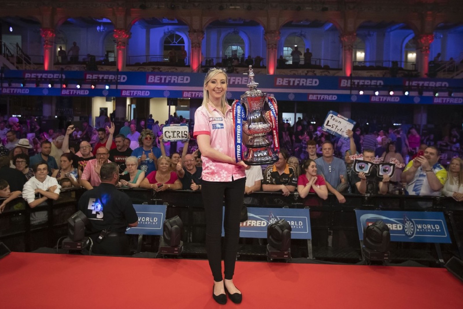 Fallon Sherrock revels in history-making victory at Winter Gardens ...