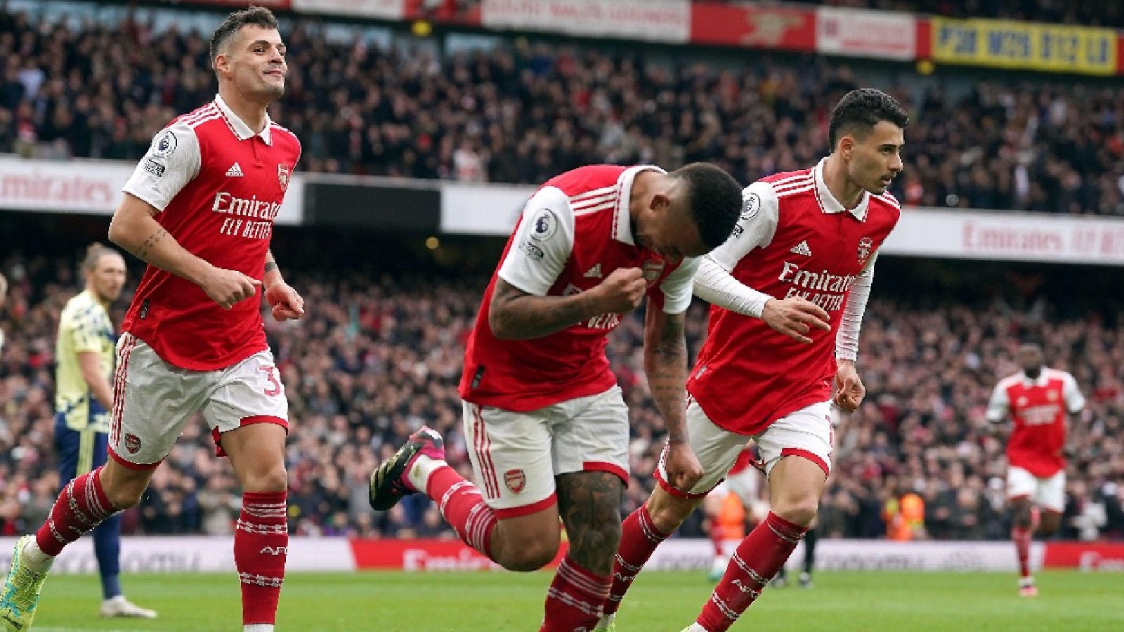 Gabriel Jesus scores a brace as Arsenal march past Leeds in Premier ...