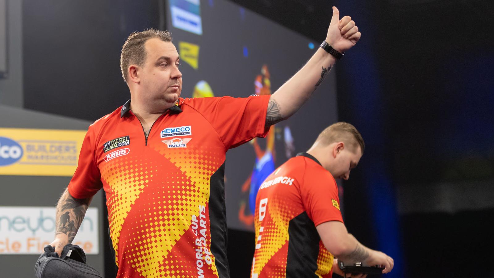 Belgium's Kim Huybrechts and Dimitri Van den Bergh make World Cup truce ...