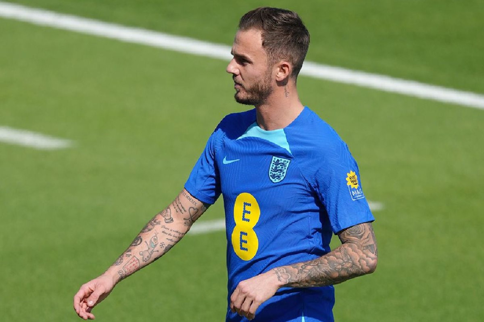 James Maddison sits out England training ahead of World Cup opener ...