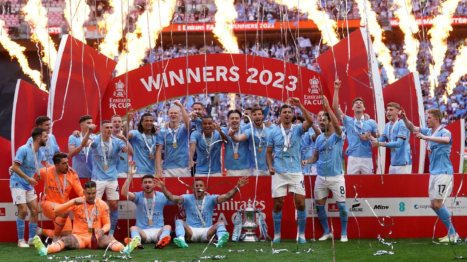 Ilkay Gundogan fires Manchester City to the double after beating Manchester United in FA Cup ...