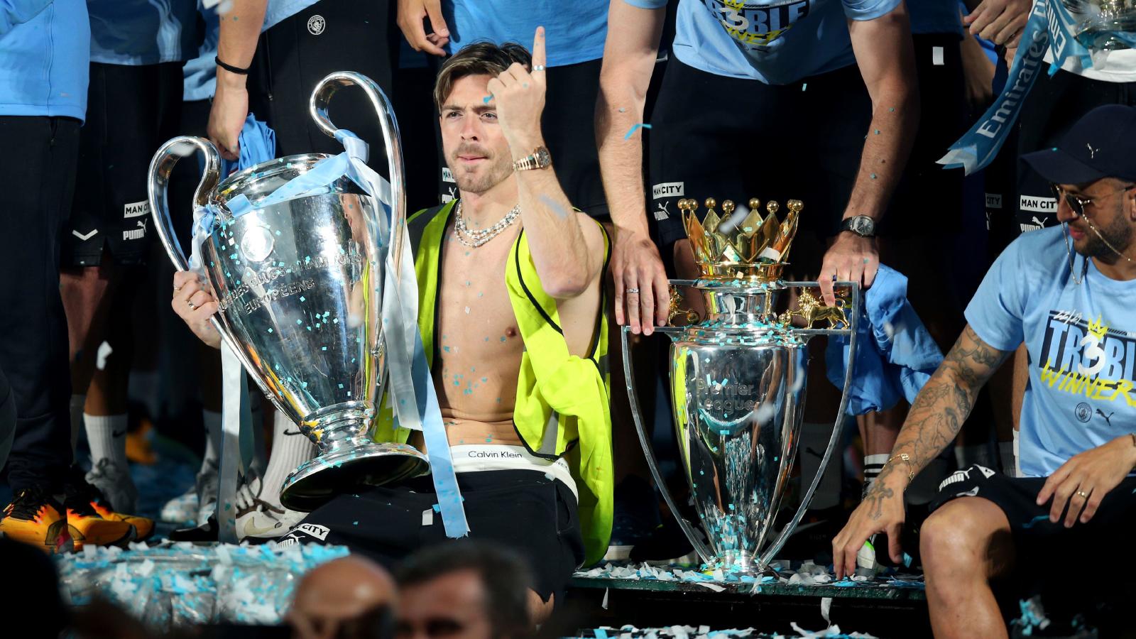 Jack Grealish admits to having no sleep during Treble-winning three-day ...