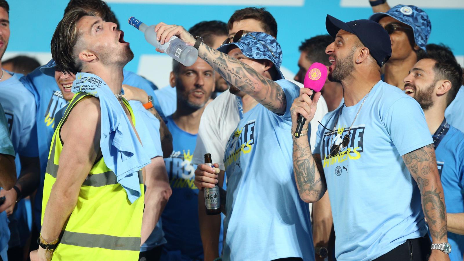 Manchester City’s Jack Grealish defends exuberant celebrations after ...