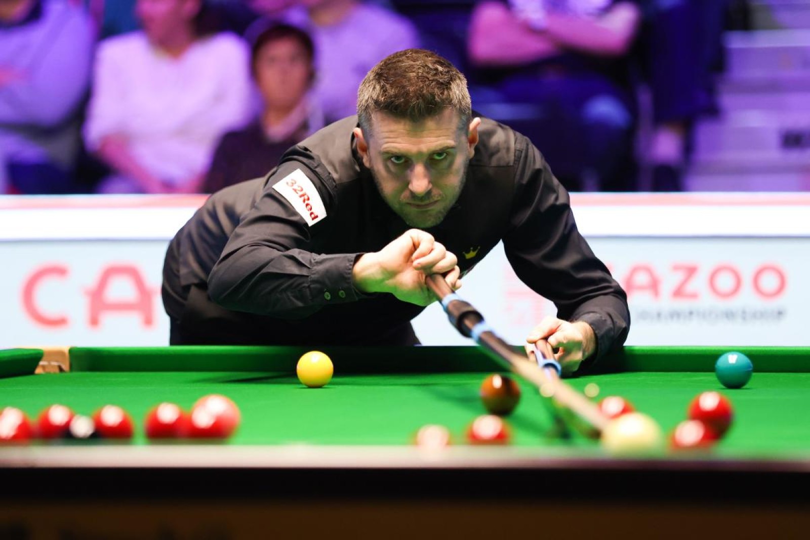 World Championship: Mark Selby and Mark Allen grind as Luca Brecel ...