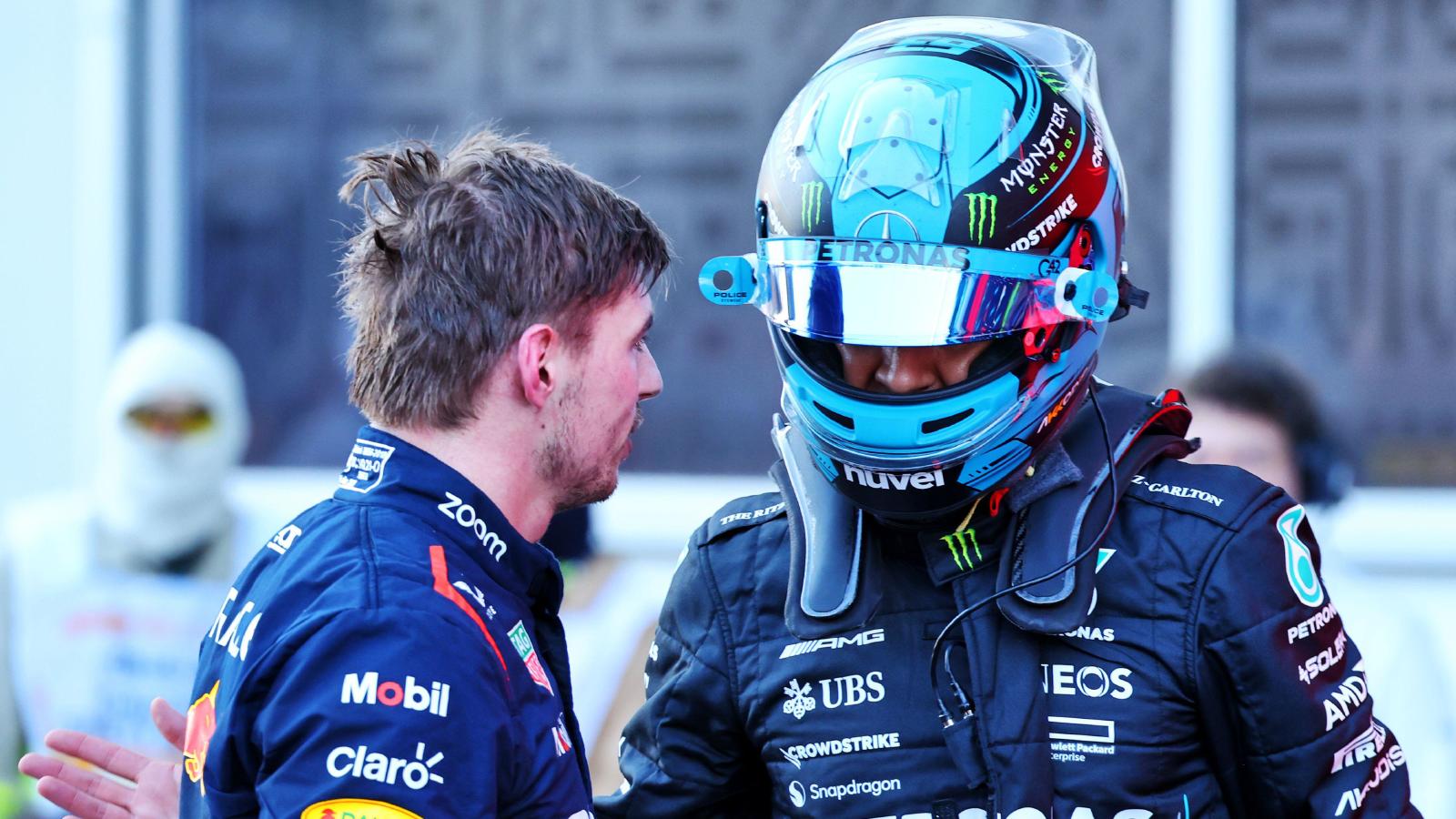 Mercedes driver George Russell 'is over' spat with Red Bull's Max ...