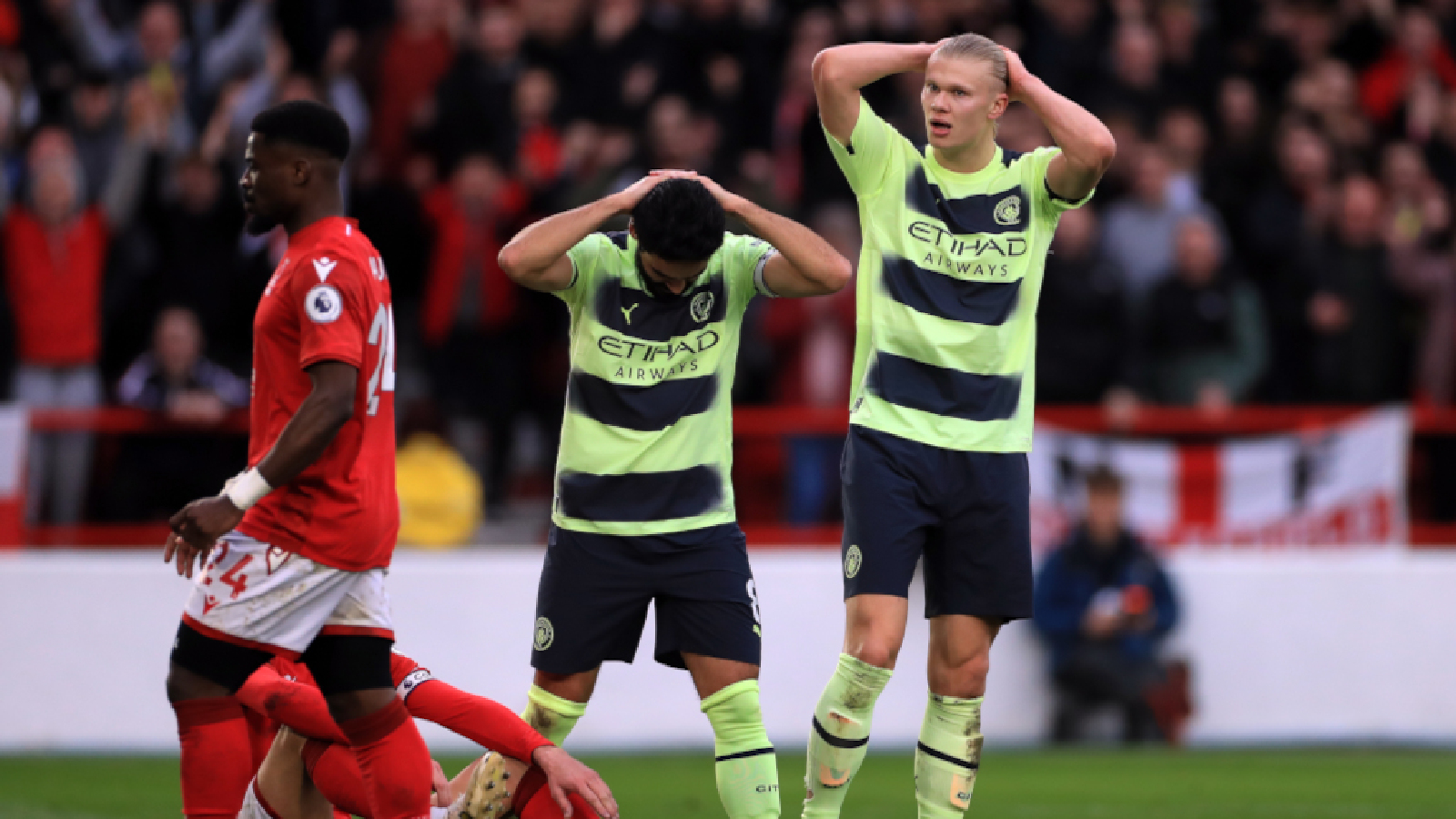 Manchester City held to a draw after dramatic late Nottingham Forest ...