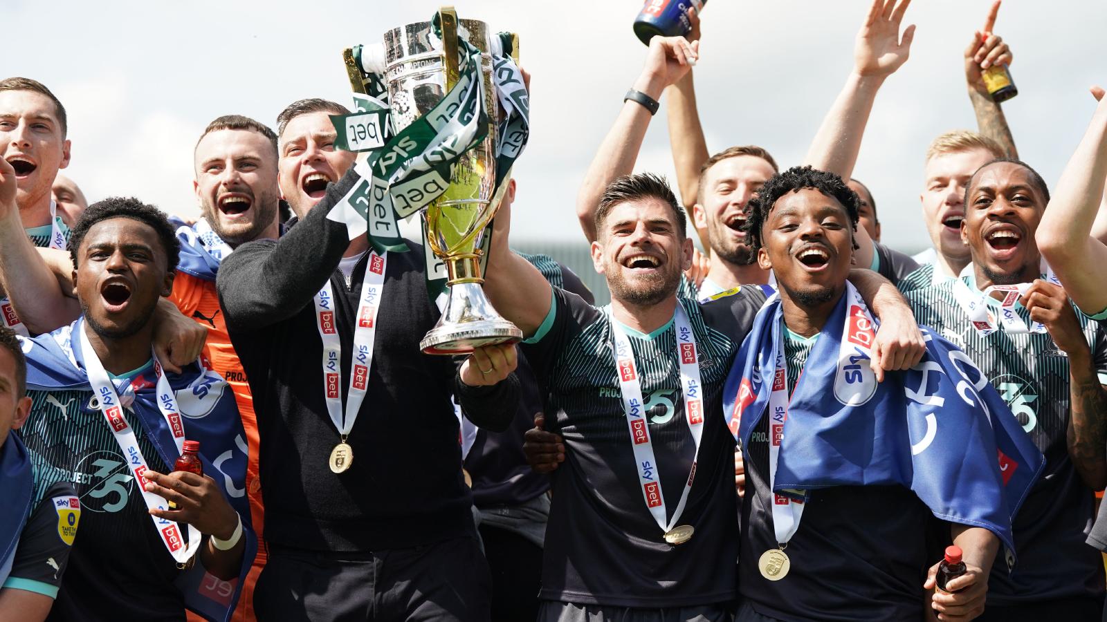 Plymouth clinch League One title as MK Dons, Morecambe and Accrington ...