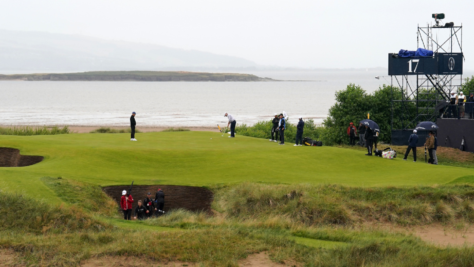 Open Championship: Golfers divided on new-look 17th hole at Royal ...