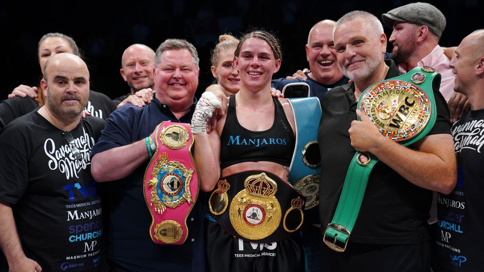 Savannah Marshall becomes undisputed super-middleweight champion with ...